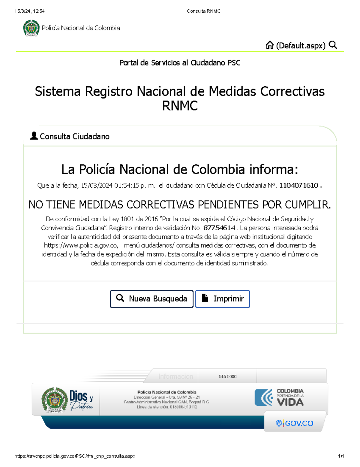 Consulta RNMC - BREVE APUNTES. - 15/3/24, 12:54 Consulta RNMC - Studocu