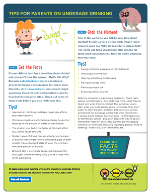 Week 2 - Samhsa worksheet 2 Handout - Name: 1. Which organ breaks down ...