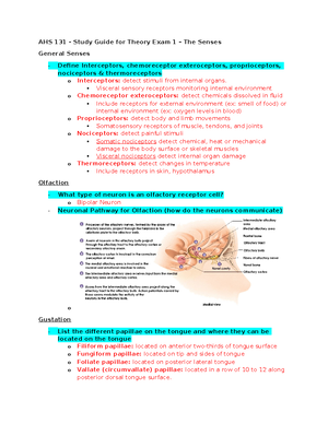 AHS 133 HW 1 - Homework - AHS 133 Chemistry for Health Sciences HW 1 ...