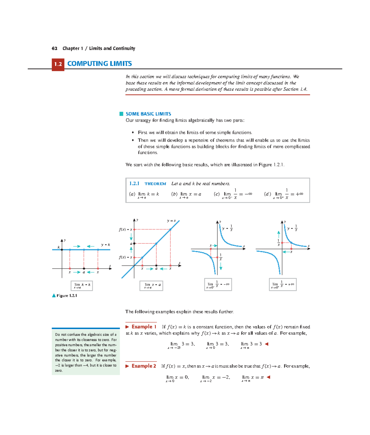 MATH CH1-2 - math work - 62 Chapter 1 / Limits and Continuity 1 ...