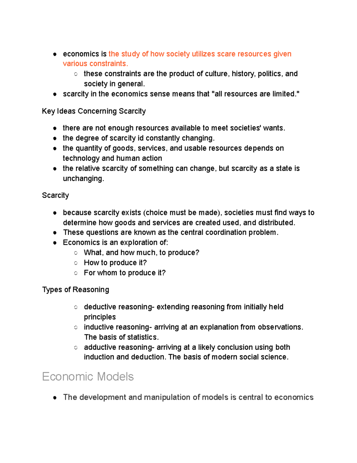 Untitled document-3 - Brad Ross lecture notes from lecture slides ...