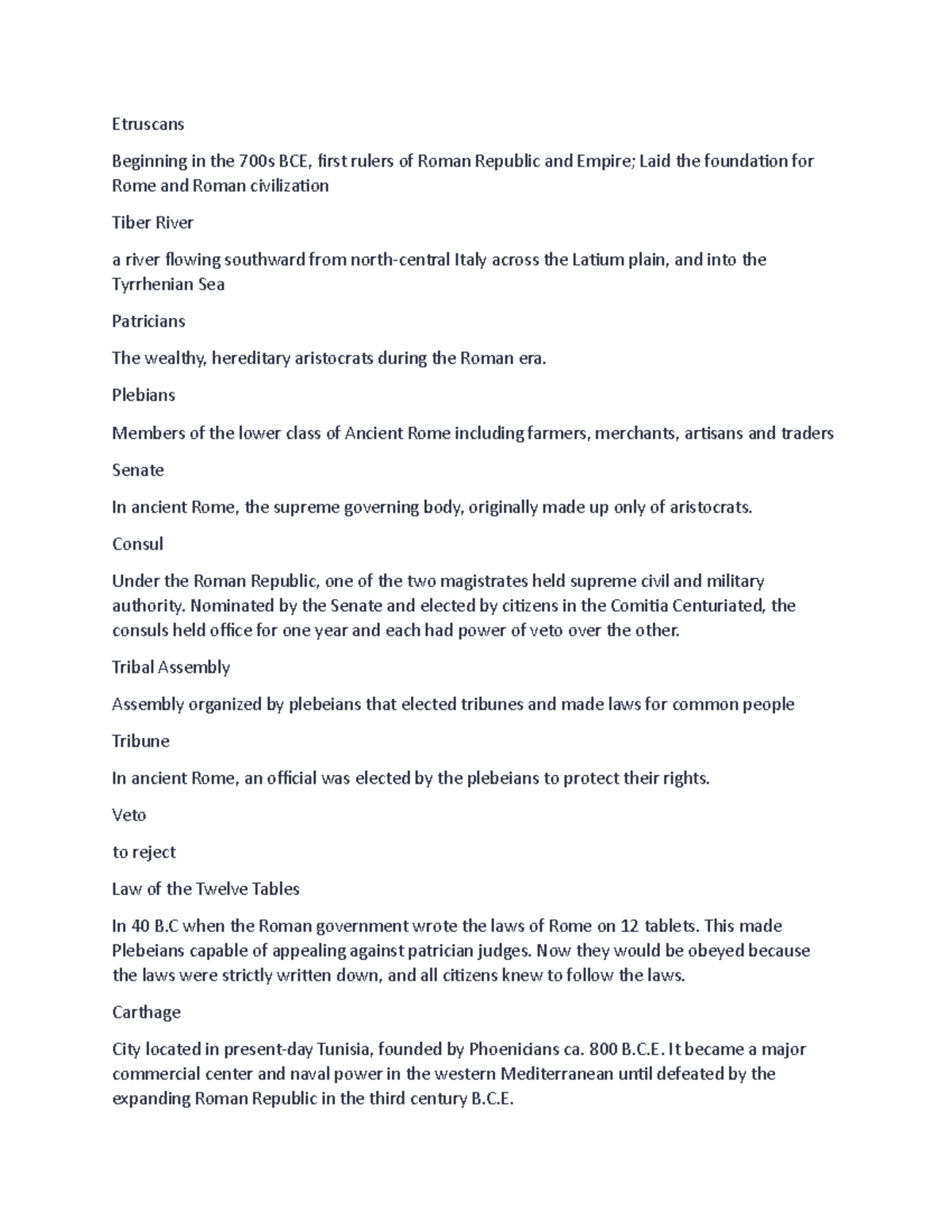 Document 16 - Dr, Weist History 102 Chapter 1 - Etruscans Beginning in ...