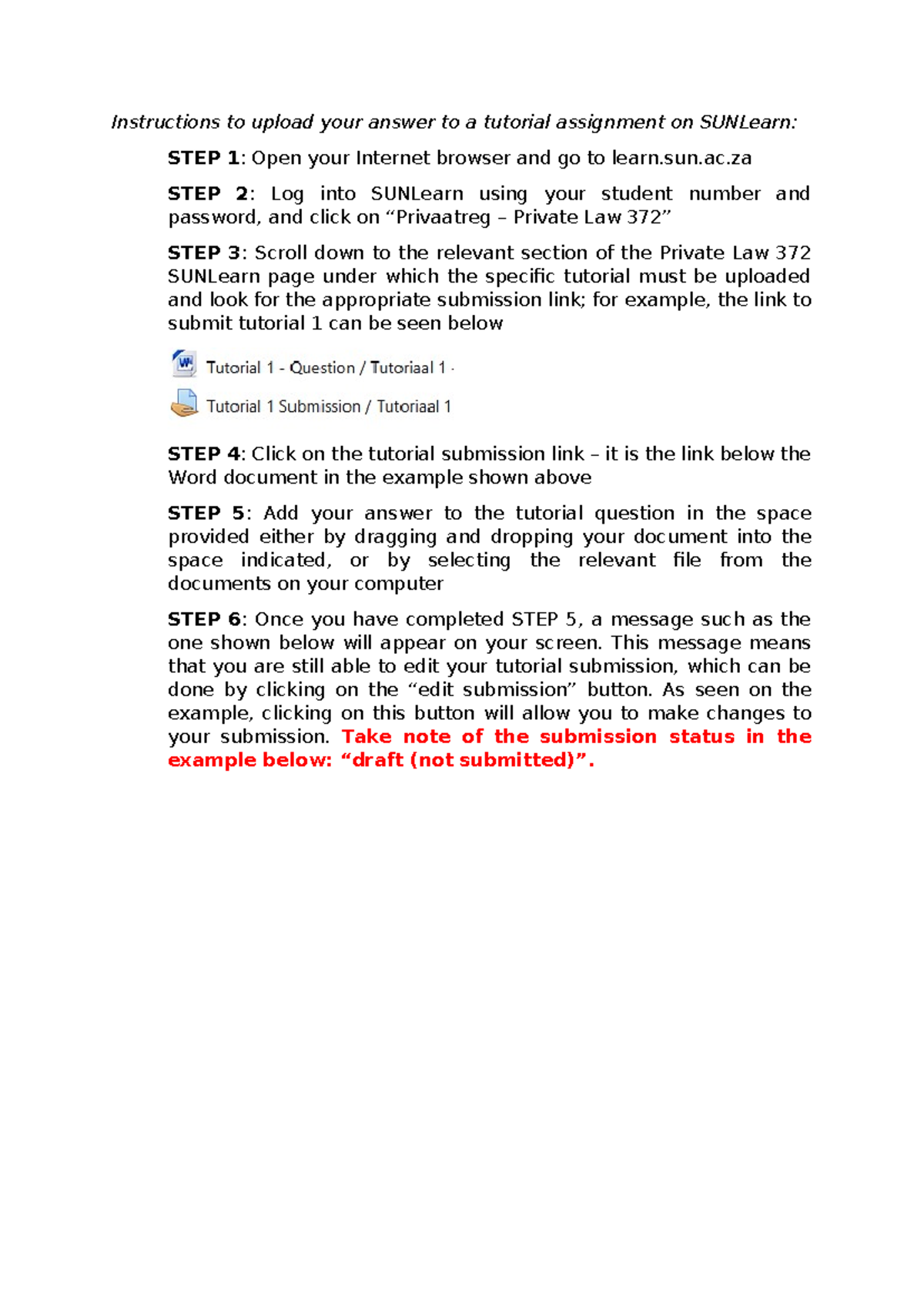 How to upload a tutorial - Instructions to upload your answer to a ...