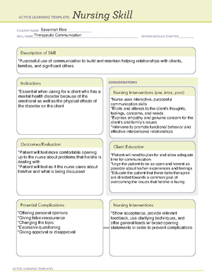 Crisis Management - ATI - ACTIVE LEARNING TEMPLATES THERAPEUTIC ...