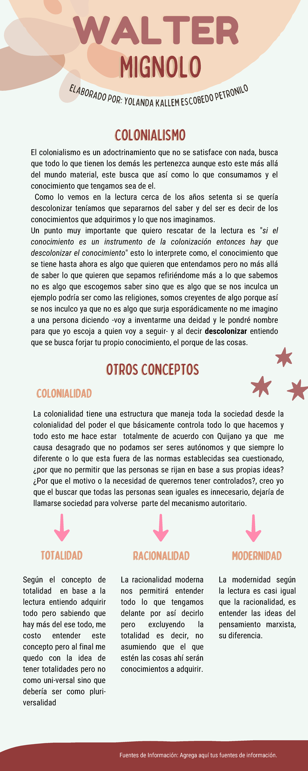 Reporte de lectura Walter Mignolo - TOTALIDADTOTALIDAD MIGNOLOMIGNOLO ...