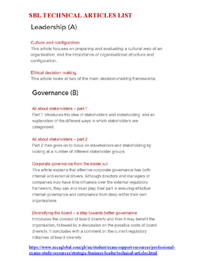 SBL Formats, Models, Guidelines and Tips - SBL Formats, Models ...