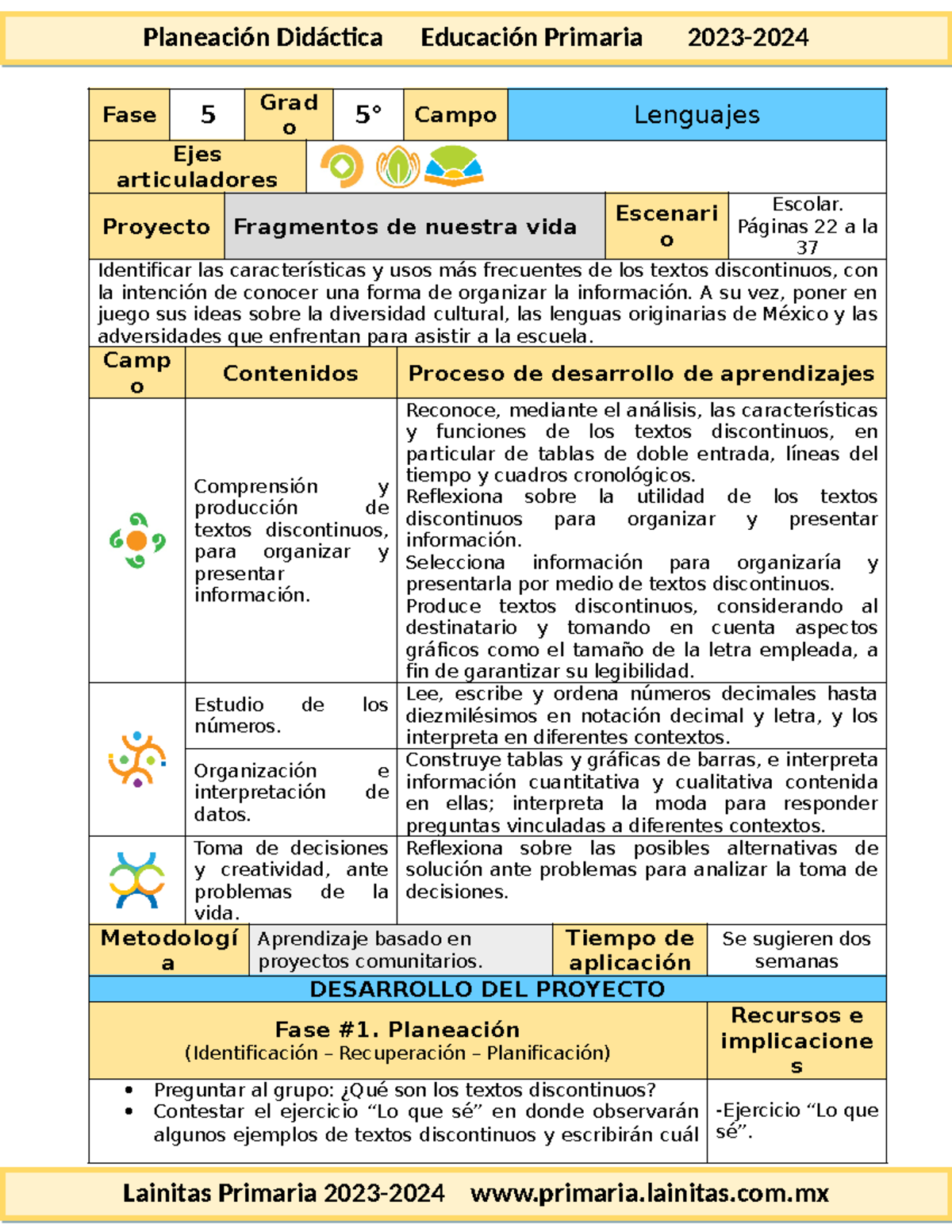 5to Grado Enero - 03 Fragmentos de nuestra vida (2023-2024) - Fase 5 ...