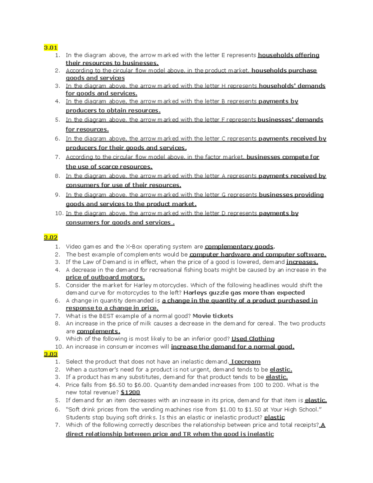 Unit 3 notes - Unit 3 reivew - 3. In the diagram above, the arrow ...