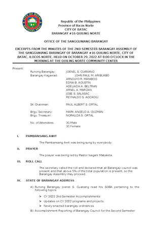 Badac - Barangay Anti-Drug Abuse Council Annual Plan - BARANGAY ANTI ...