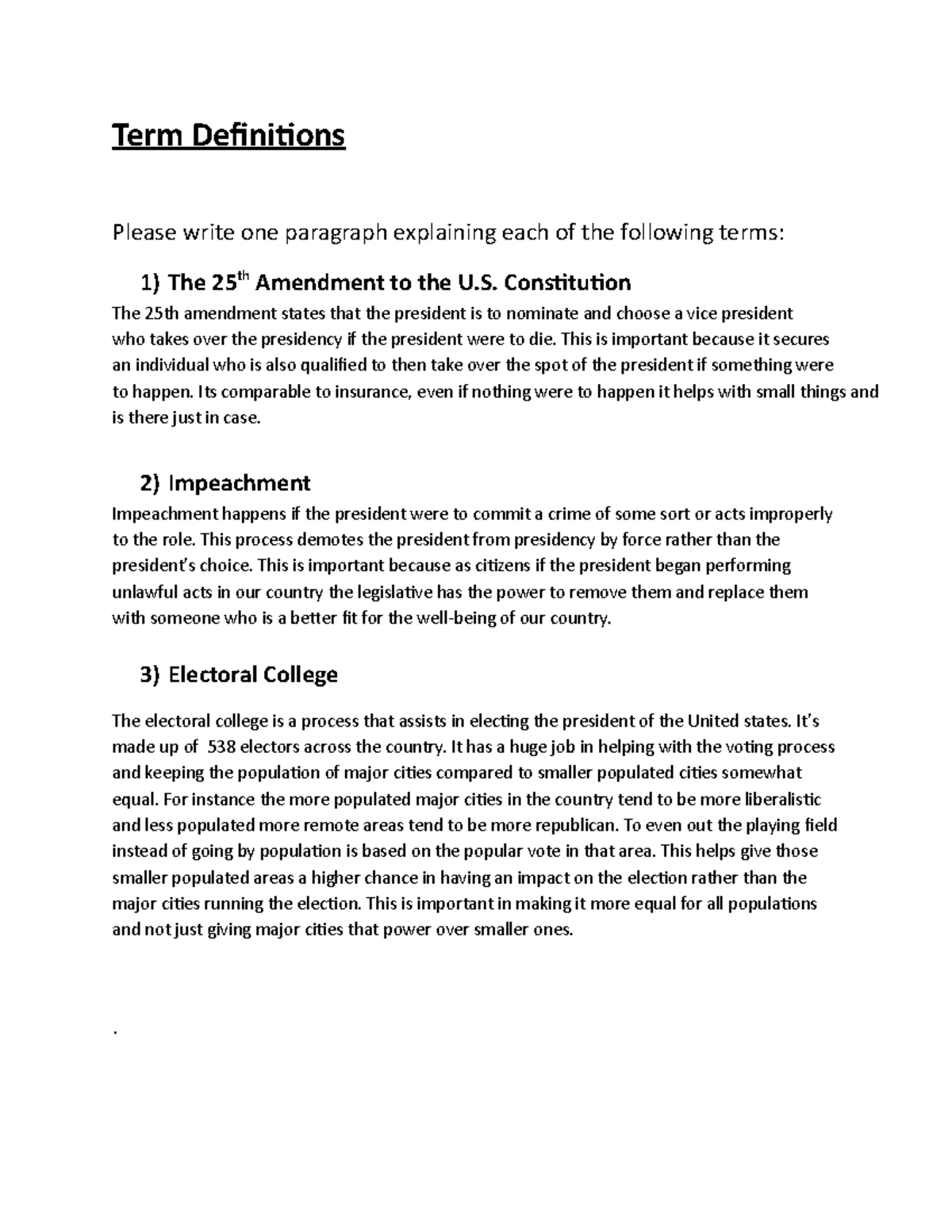 TCC2 Term Definitions - Term Definitions Please write one paragraph ...