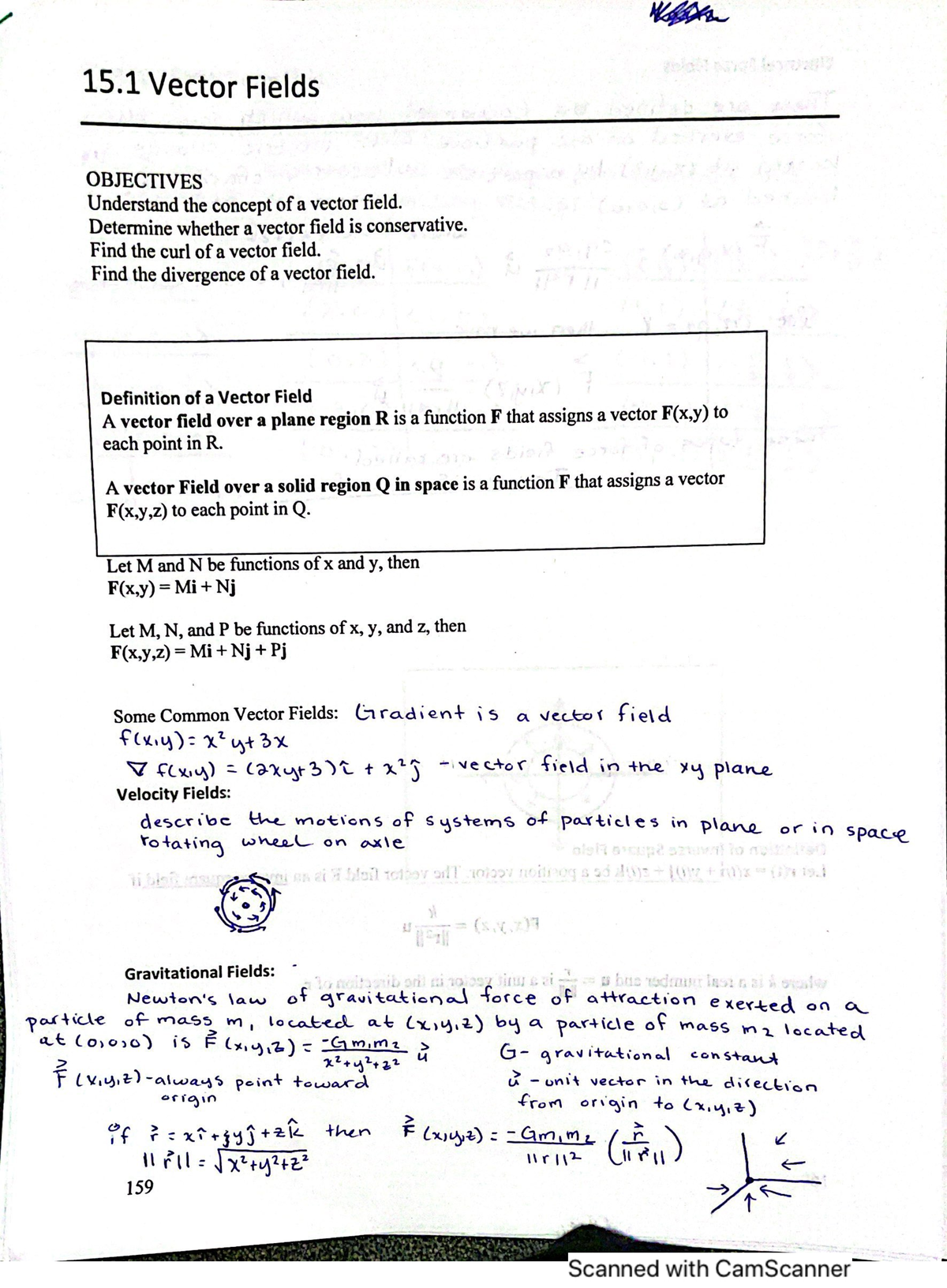 Calculus 3 15.1 notes - Math260 - Studocu