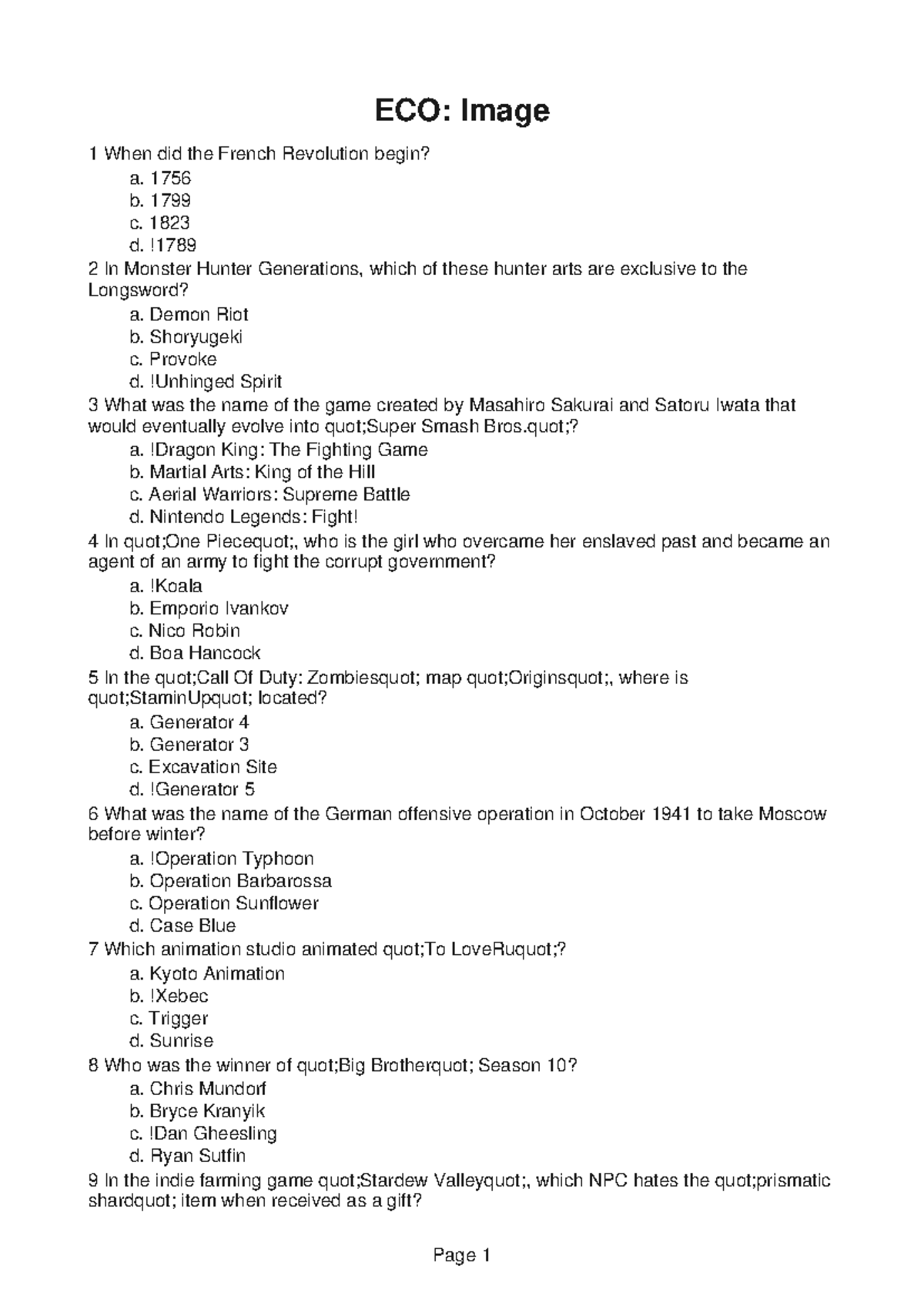 ECO320 lec notes 5 - ECO: Image 1 When did the French Revolution begin ...