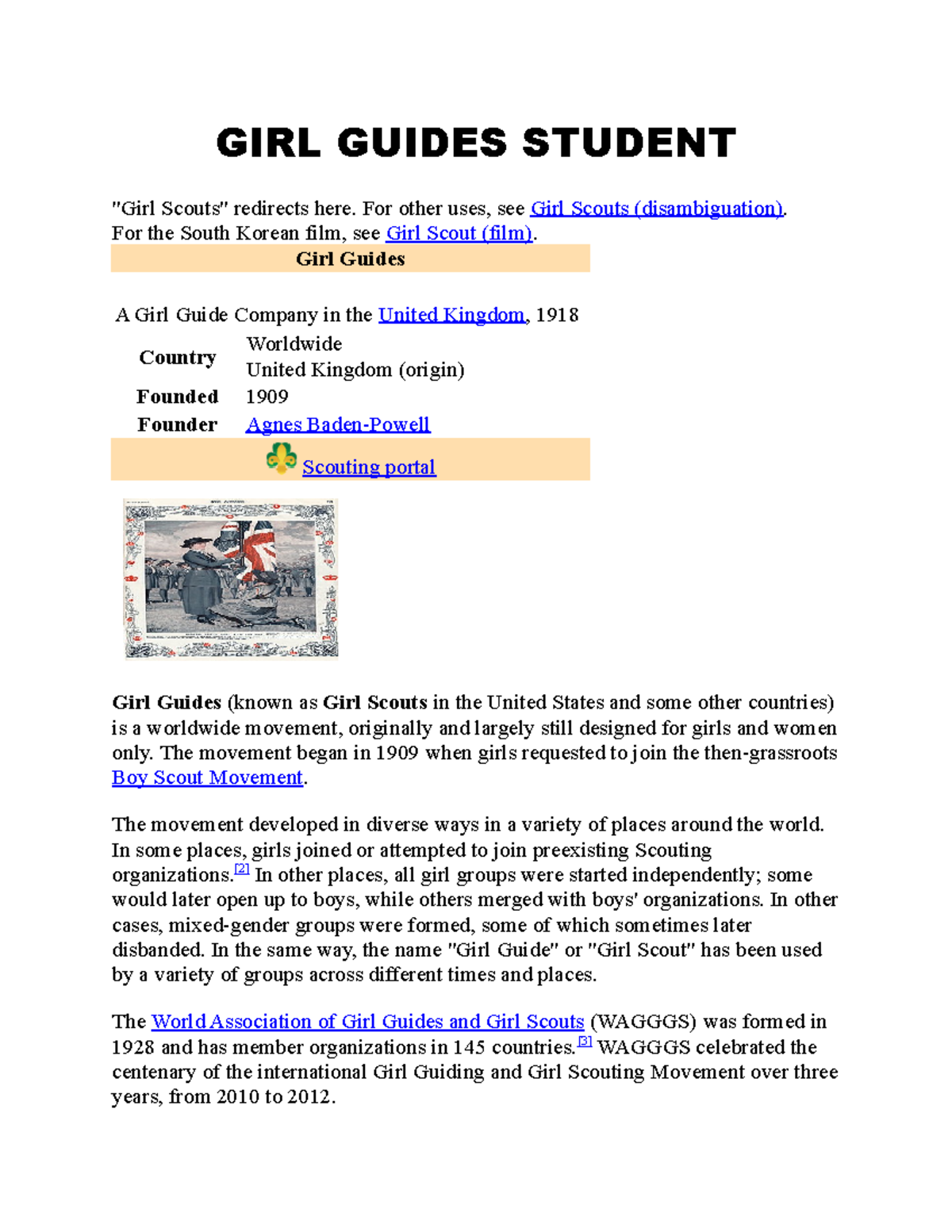 Girl Scouts - PRACTICAL TOOLS - GIRL GUIDES STUDENT "Girl Scouts ...