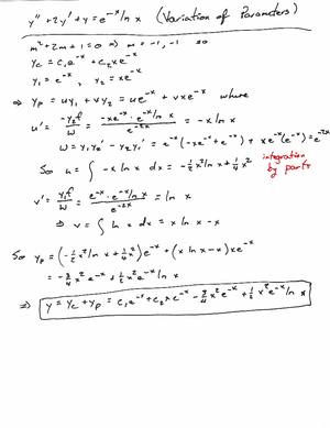 Lesson 6 Transformations - Lesson 6 Transformations Section 2. A first order differential ...