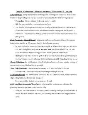 Chapter 3 Escape (Negative Reinforcement) - Chapter 3: Escape (Negative ...