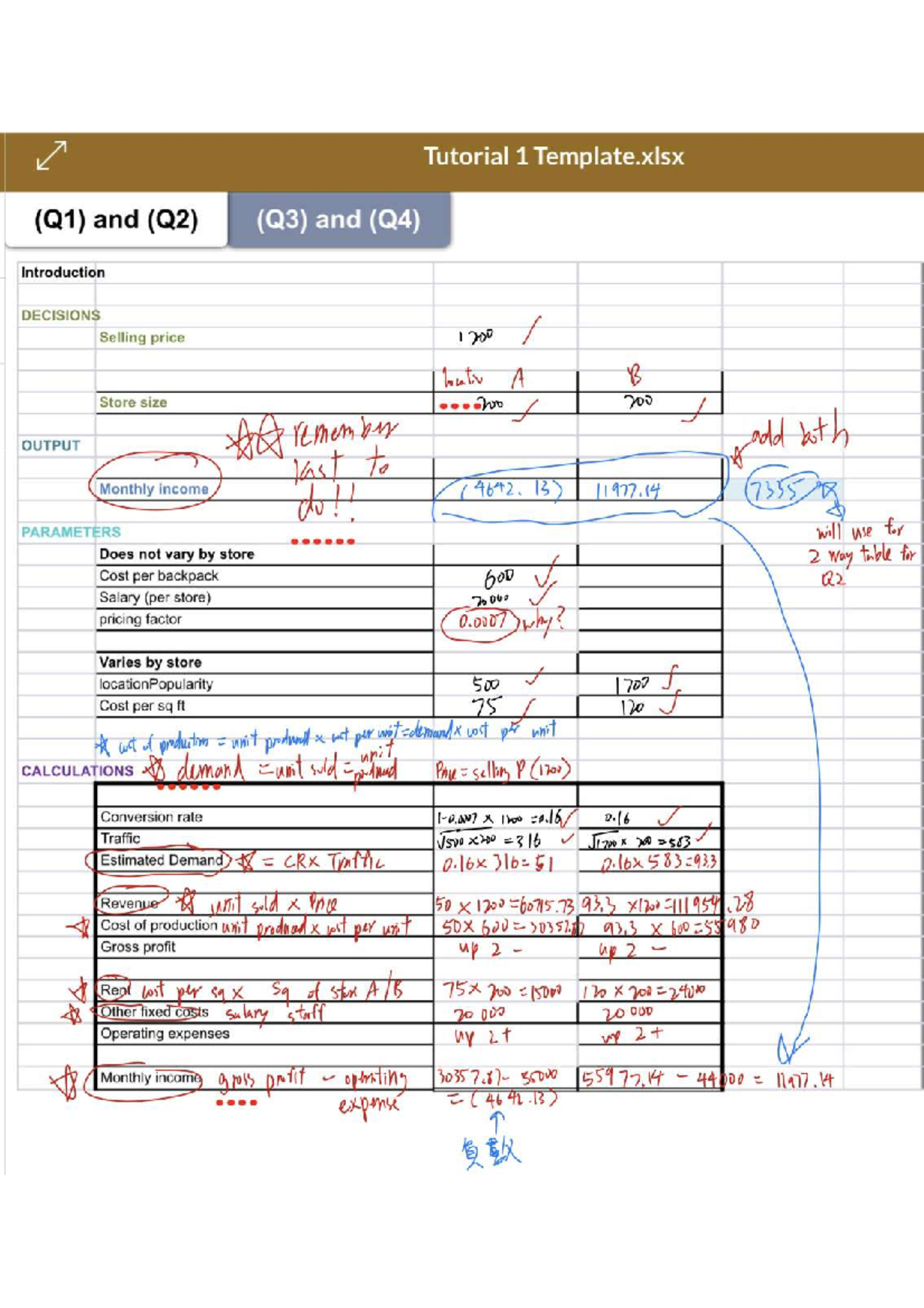 Tutor 1 practise question - Tutorial 1 Template (Q1) and (Q2) (Q3) and ...