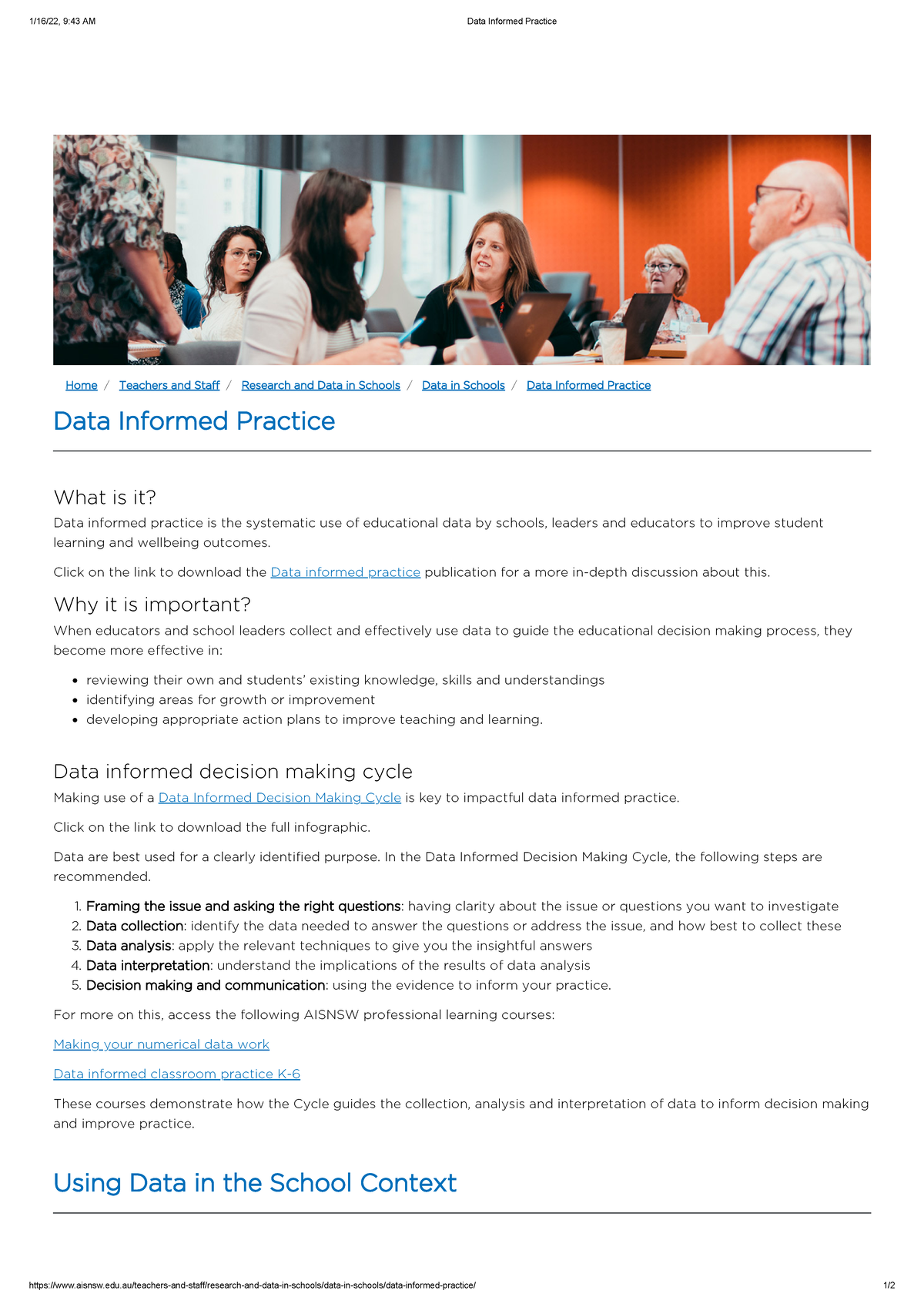 Data Informed Practice - 1/16/22, 9:43 AM Data Informed Practice - Studocu