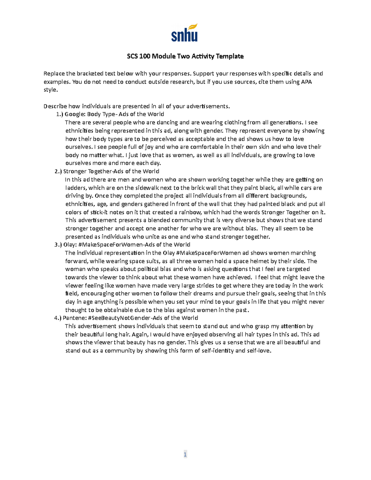 SCS 100 Module Two Example Advertisement Analysis.docx%3F &d2l Session ...