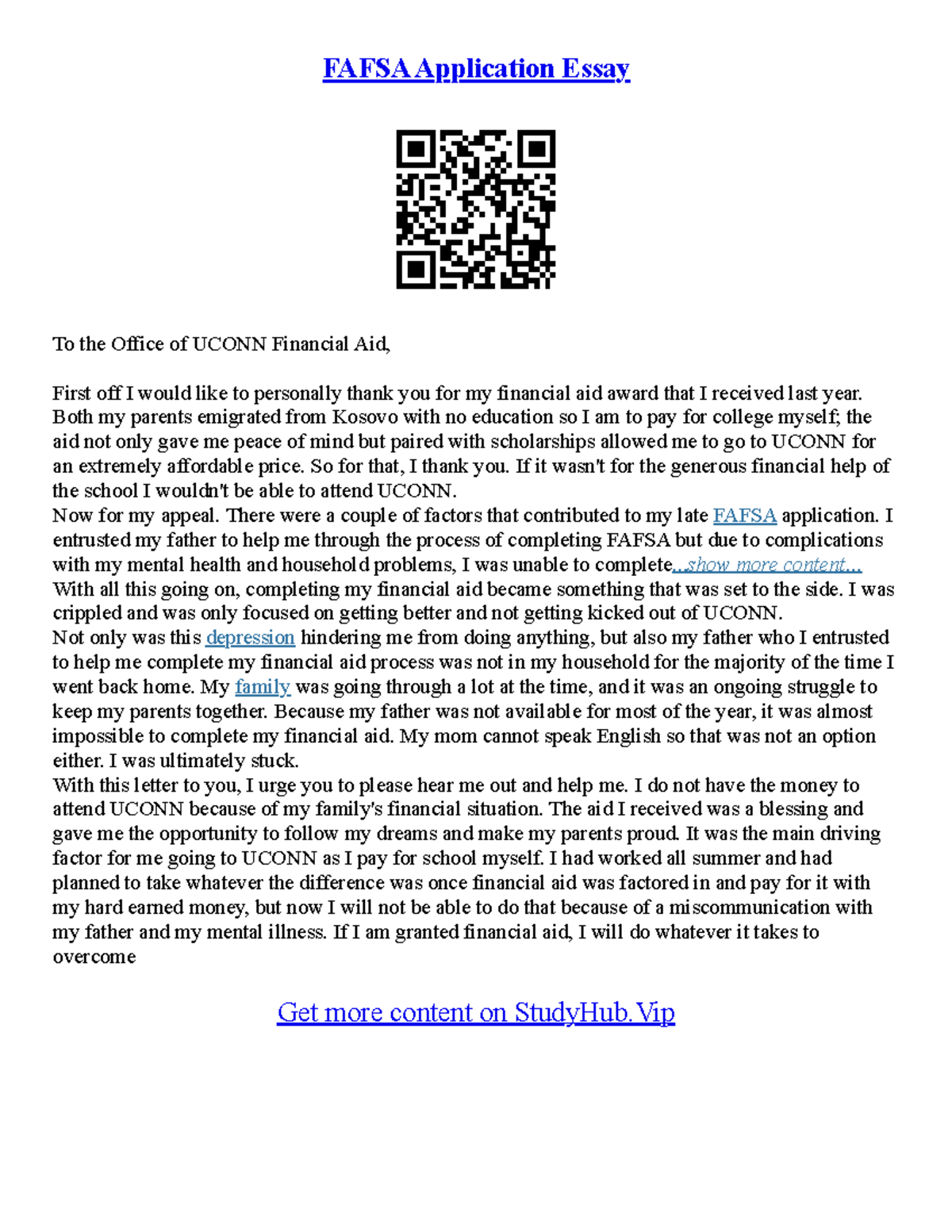 Good Debatable Essay Topics - FAFSA Application Essay To the Office of UCONN Financial Aid ...