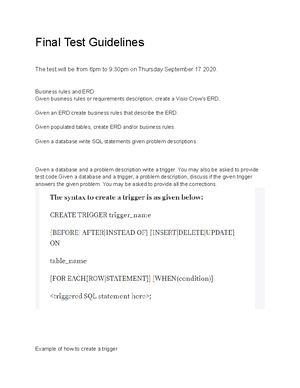 Final Exam Introduction to Database Systems final-exam-introduction-to-database-systems.pdf ...