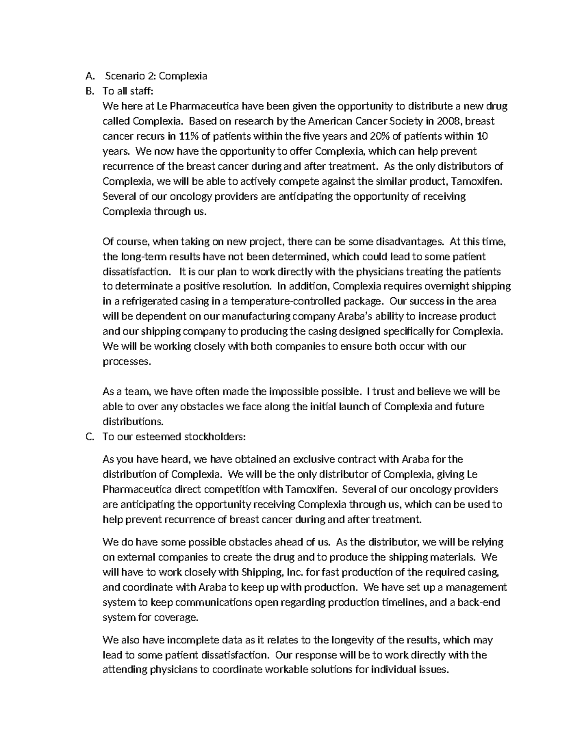 C204 Task 2 - 2nd task, passed on first attempt - A. Scenario 2 ...