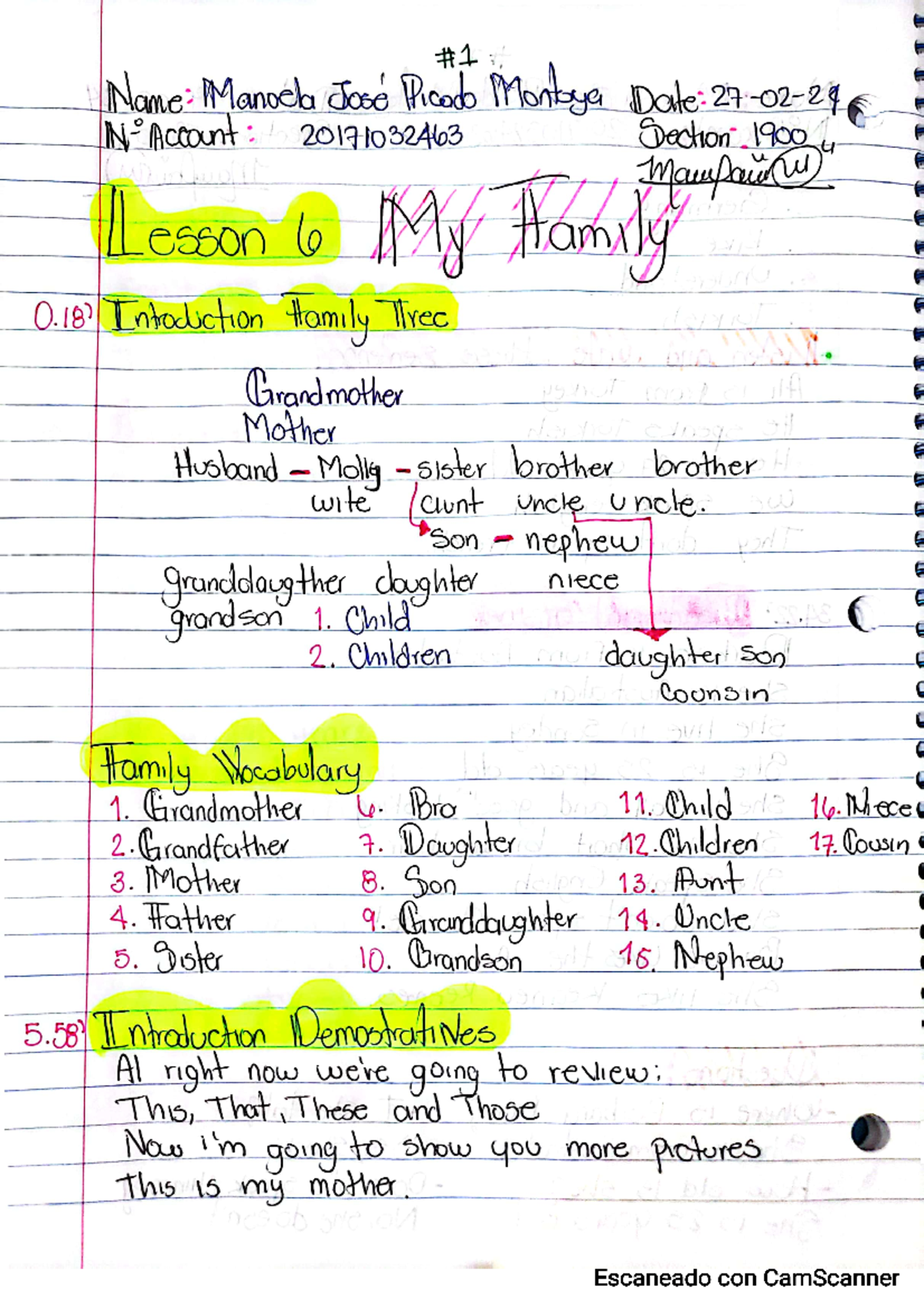 toma de notas ingles unah - Ingles 1 - Studocu