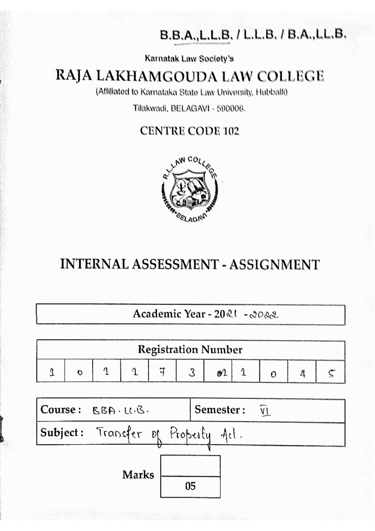 Sale A brief description - Bba llb - Studocu