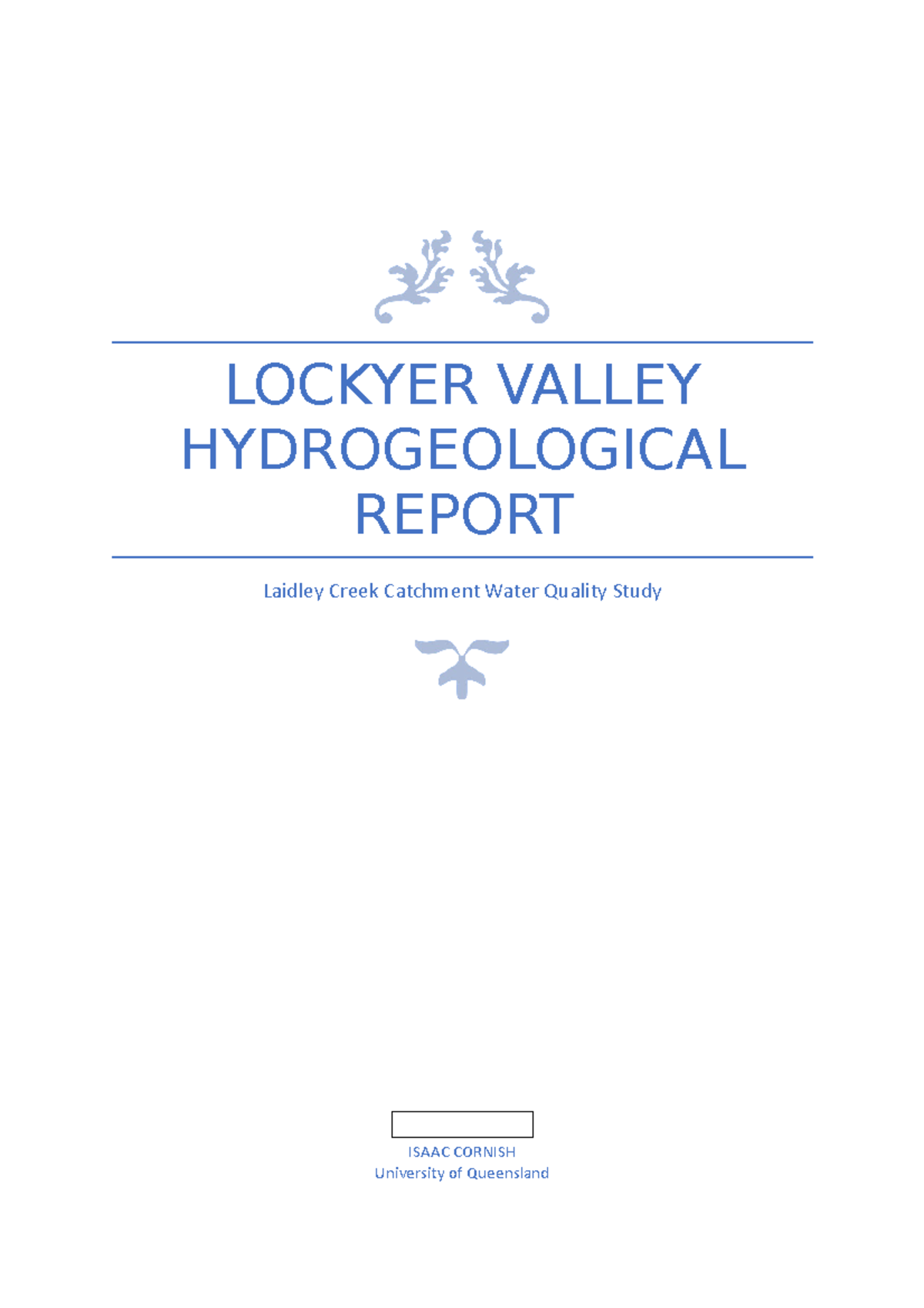 Final - laidley creek and piper diagrams - LOCKYER VALLEY ...