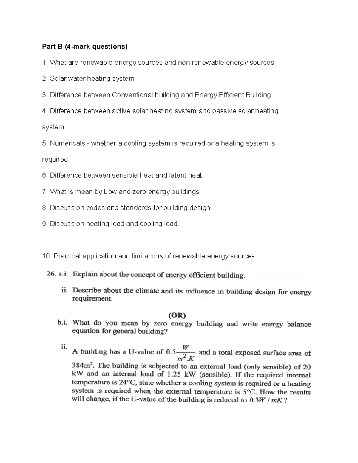 Unit 1 ct1 subjective - UNIT 1 - Part B (4-mark questions) What are ...
