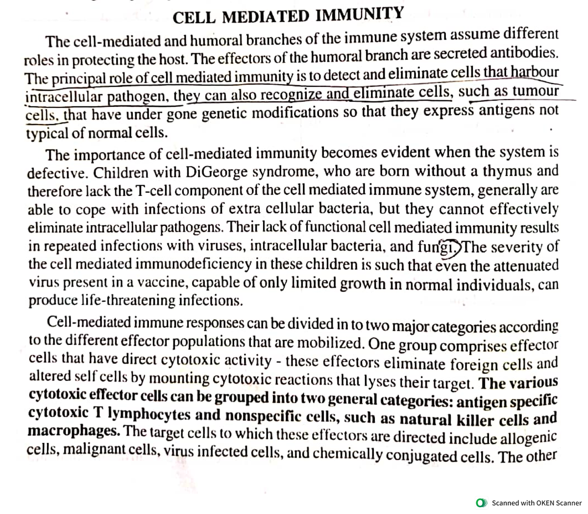 Cell mediated immunity - Effector T cells, Cytotoxic T cells ...