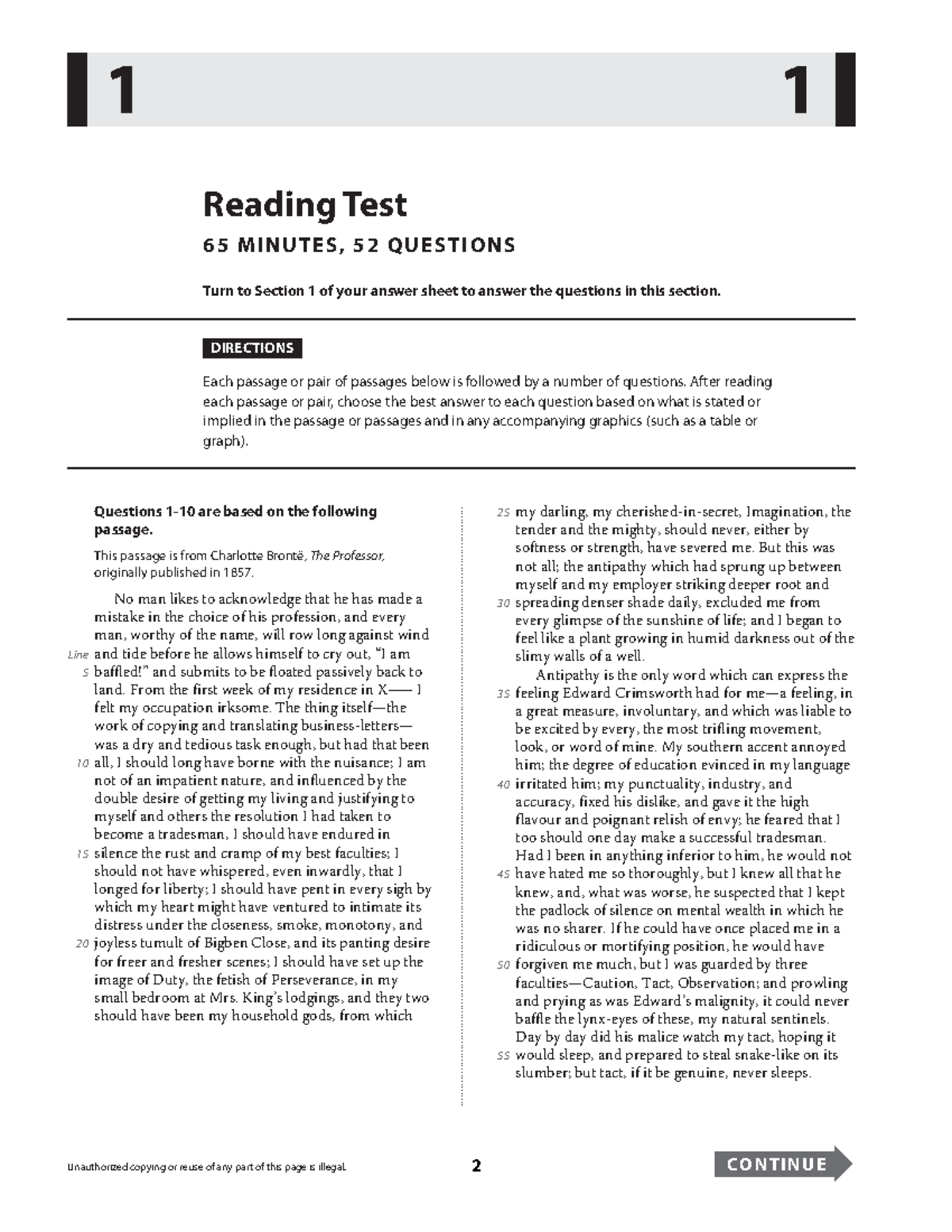 2. P02 Reading - Reading Test 65 MINUTES, 52 QUESTIONS Turn to Section ...