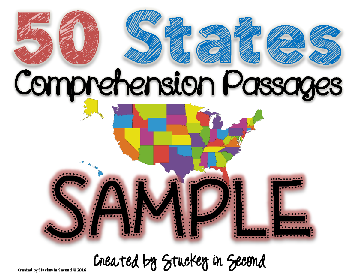 Freesample 50States Comprehension Passages Print Go-1 - States SAMPLE ...