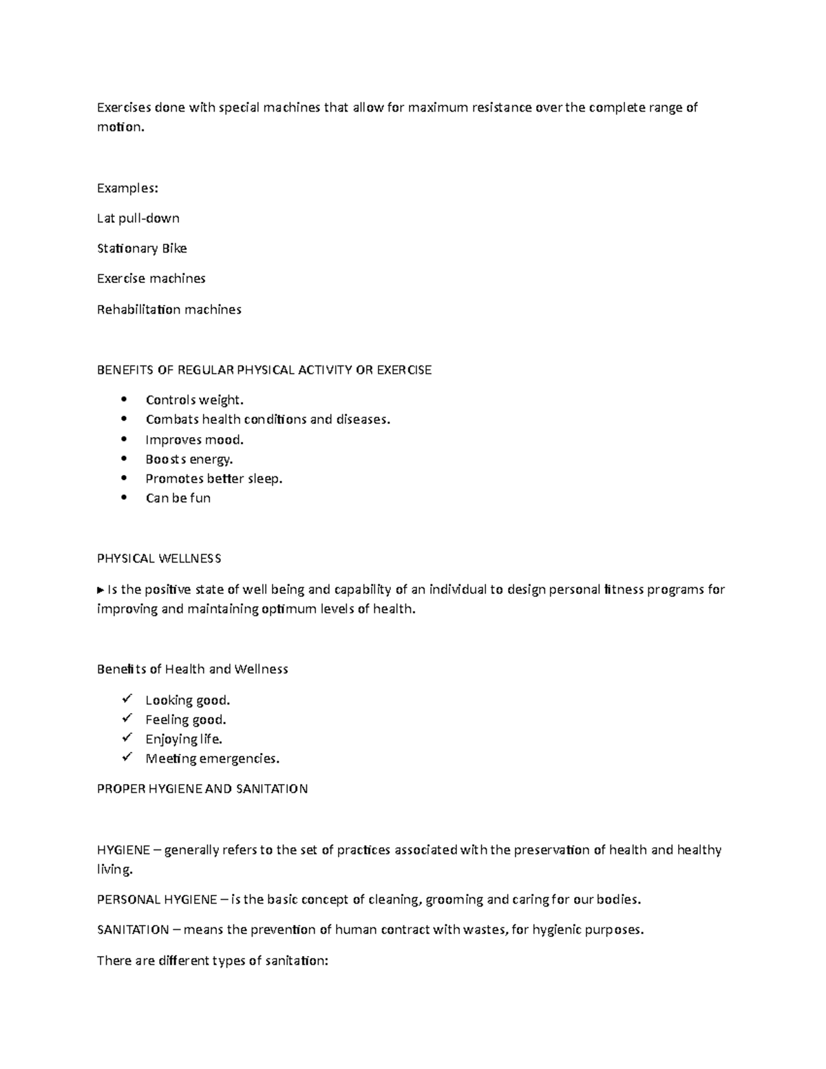 Rotc - Simple but sure - Exercises done with special machines that ...