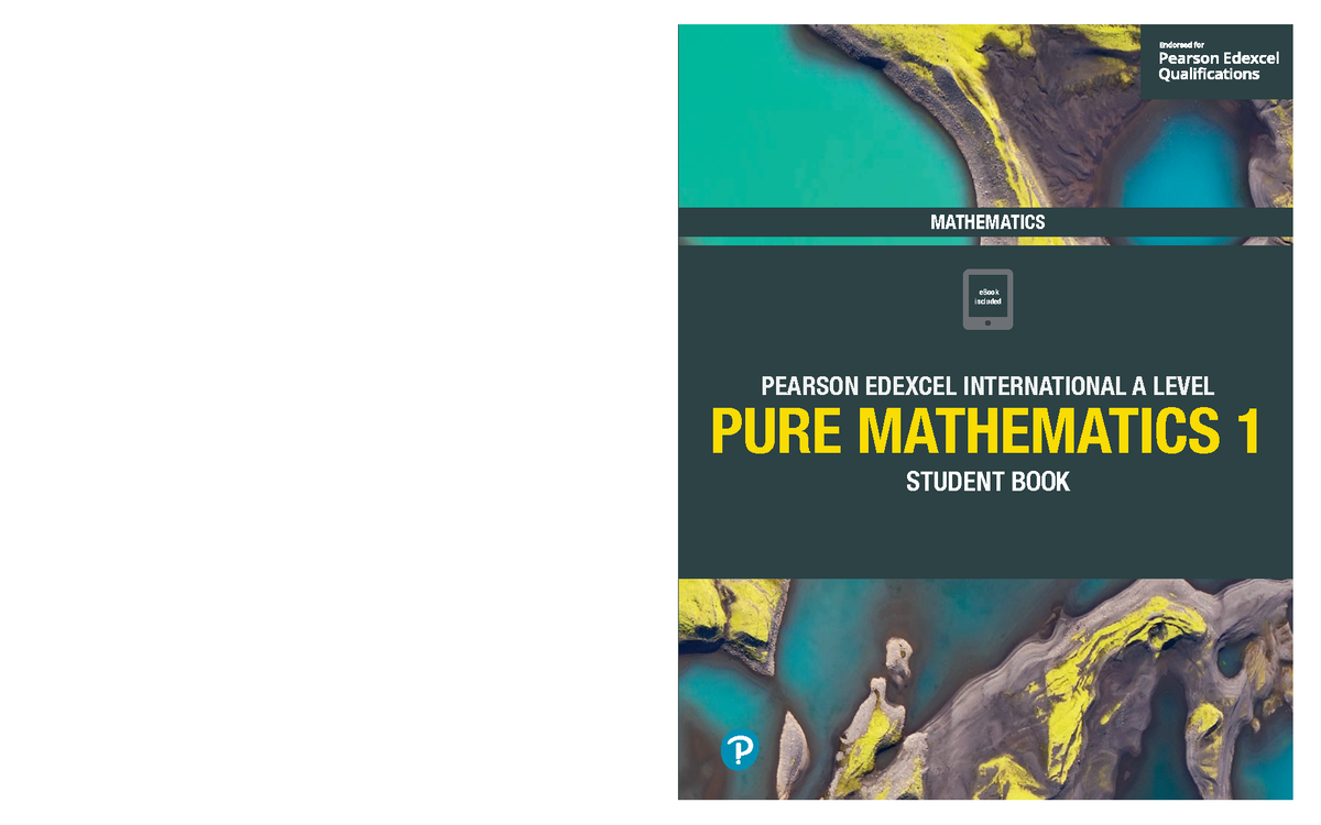 Pure Math 1 Student Book - eBook included PEARSON EDEXCEL INTERNATIONAL A LEVEL PURE MATHEMATICS ...