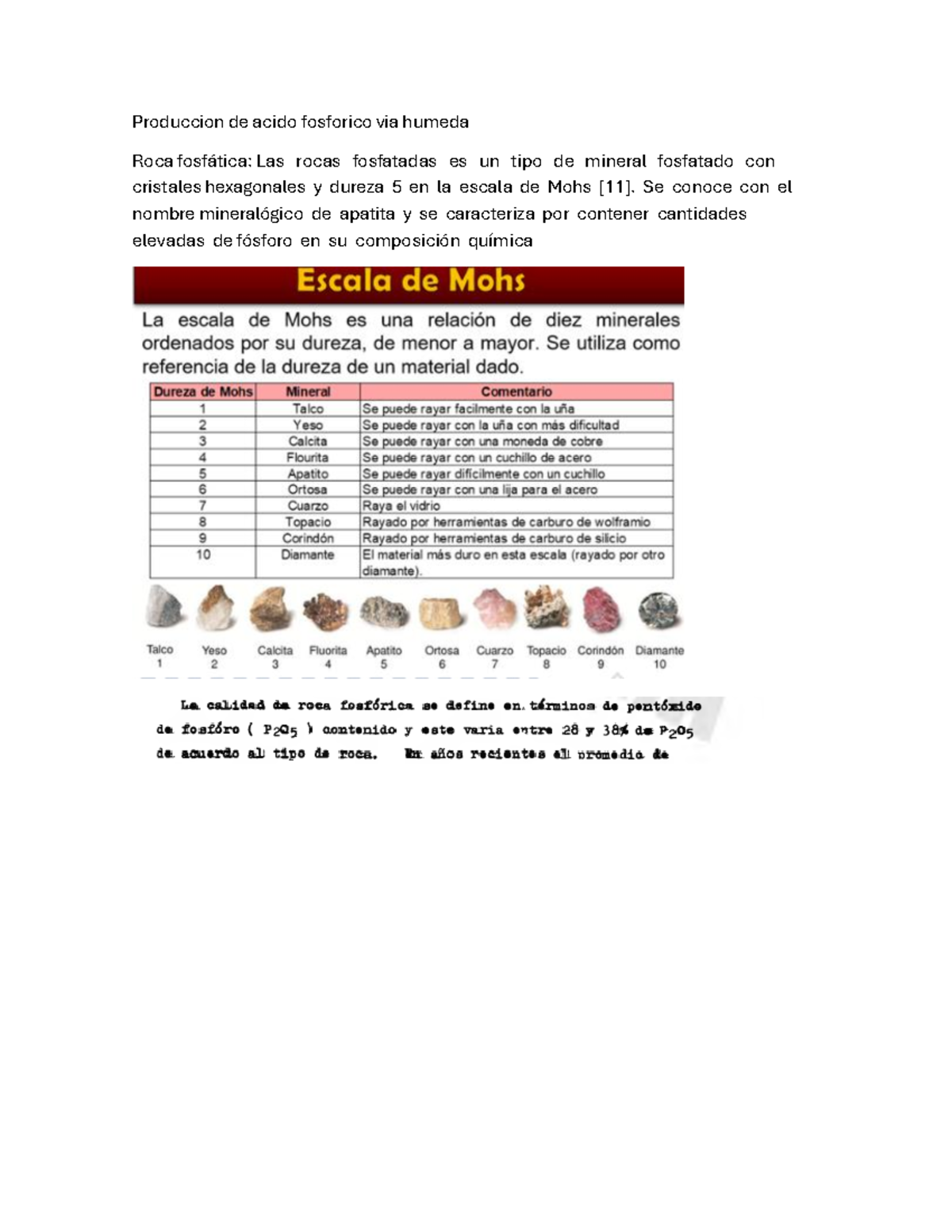 VIA Humeda - Informacion - Produccion de acido fosforico via humeda ...