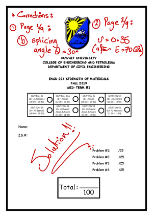 1) Classify the following four-bar dimensions, and if possible determine the extreme positions ...
