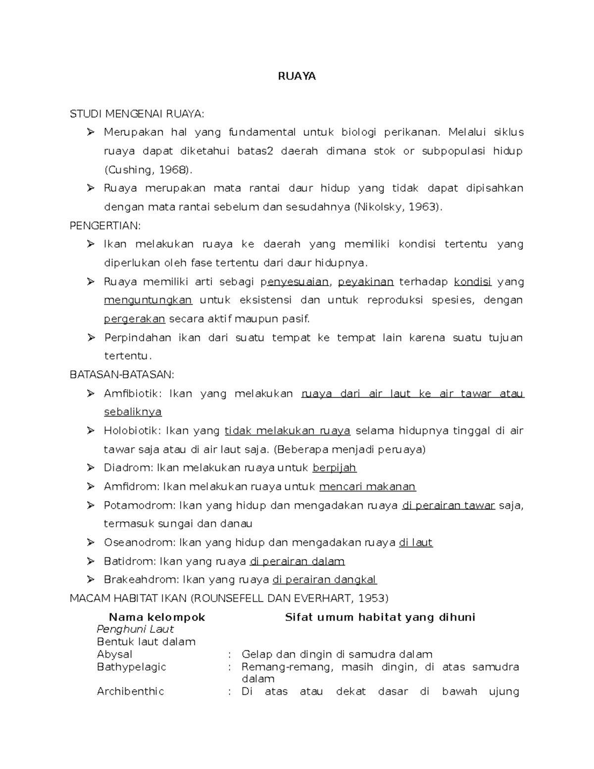 Biologi Perikanan - Ruaya - RUAYA STUDI MENGENAI RUAYA: Merupakan hal yang fundamental untuk ...