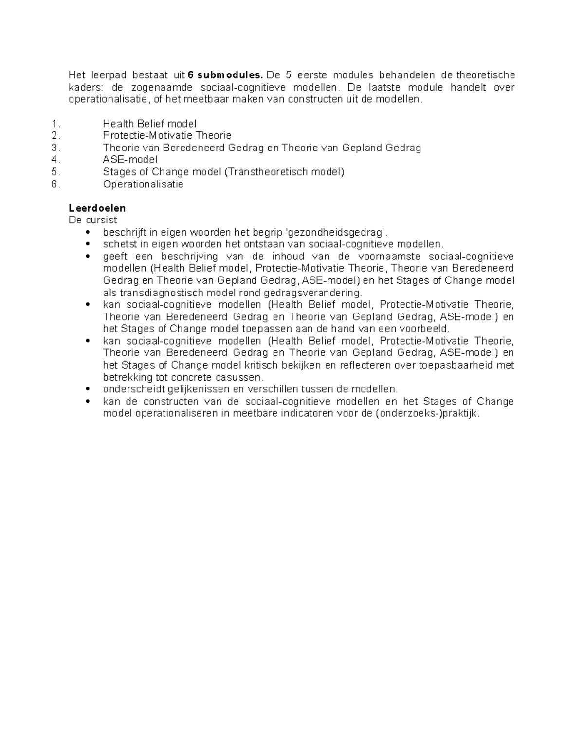 Leerpad TGV determinanten modellen en operationalisatie - Het leerpad ...