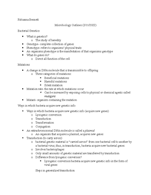 Micro outlines for April - Micro outlines for April Chapter 21 ...