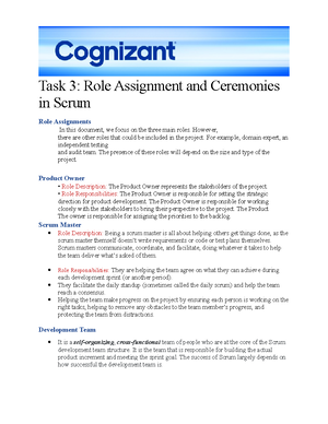 Task 5 Model Answer C - cognizant task 5 - Task 5: Curve Balls Scenario ...