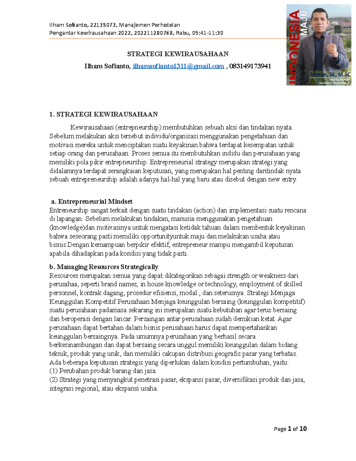 Artikel Ilham 3 - semua yang berhubungan tentang kewirausahaan ...