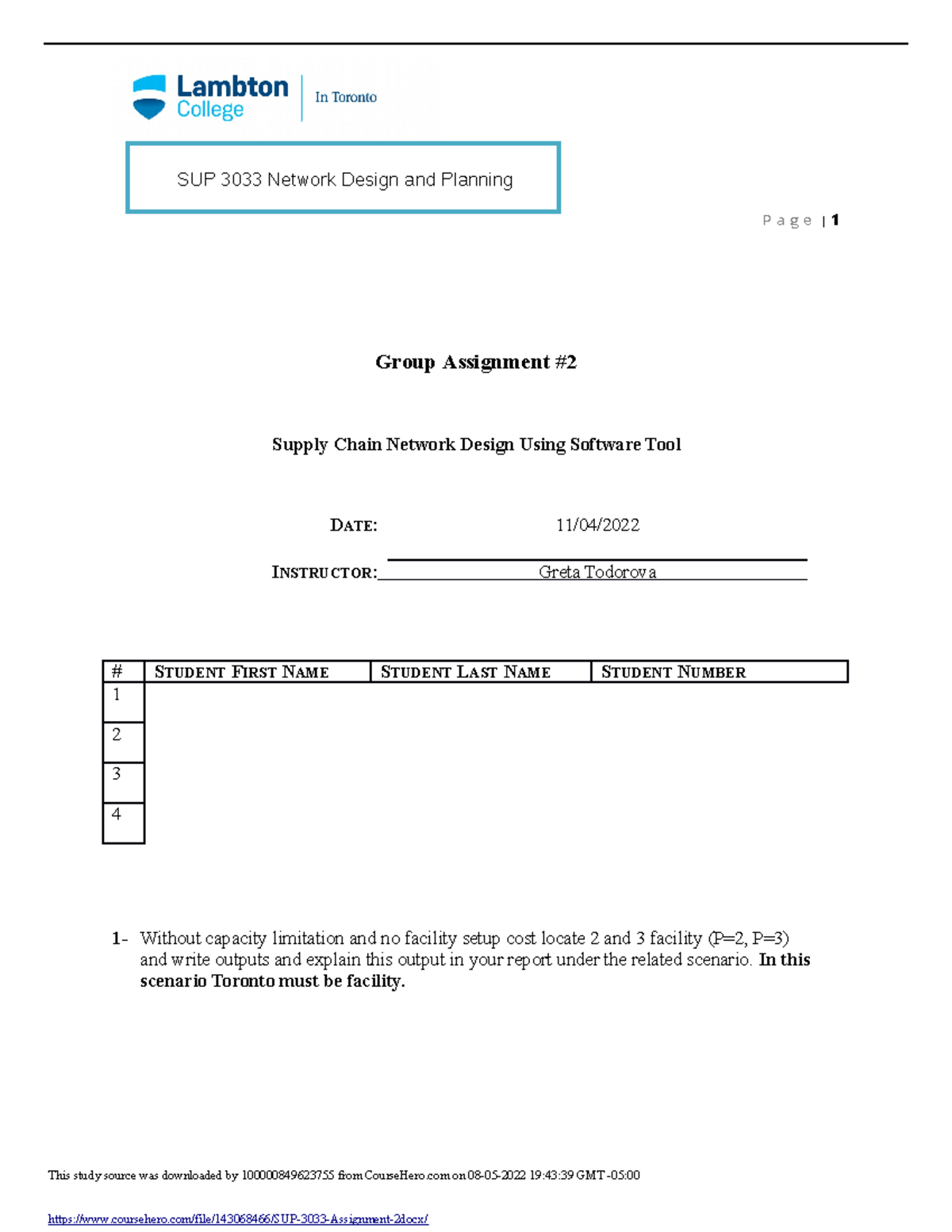 Greata assignment - This study source was downloaded by 100000849623755 ...