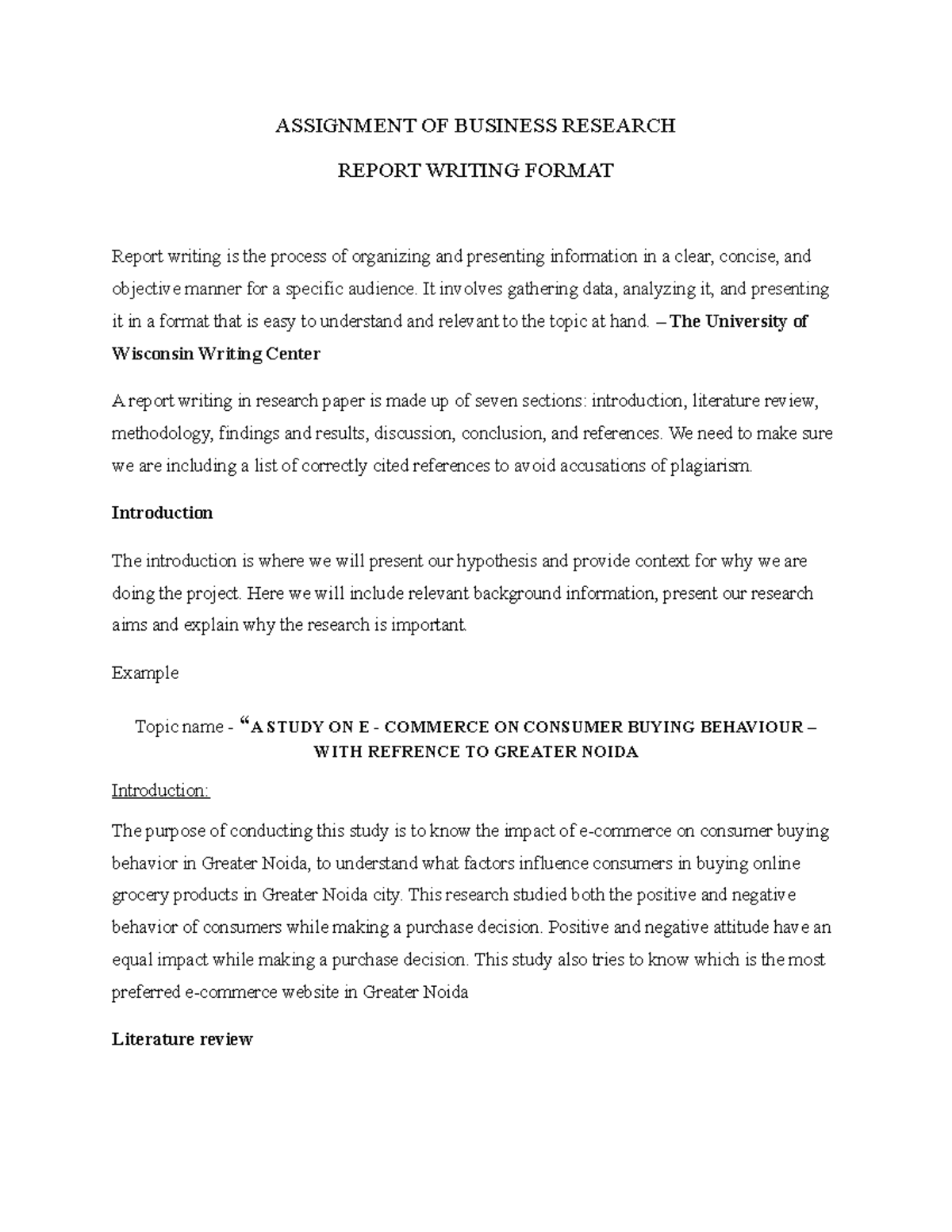 Assignment OF Business Research - ASSIGNMENT OF BUSINESS RESEARCH ...