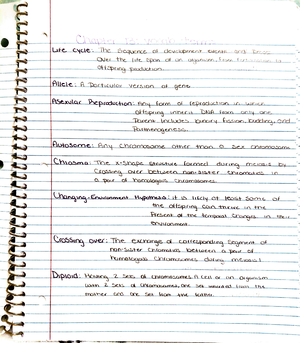 Chapter 15 Notes - BIO-211 - SIU - Studocu