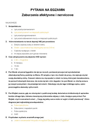 Choroby afektywne - Elementy psychiatrii cz. 5 Dr n. med. Piotr ...