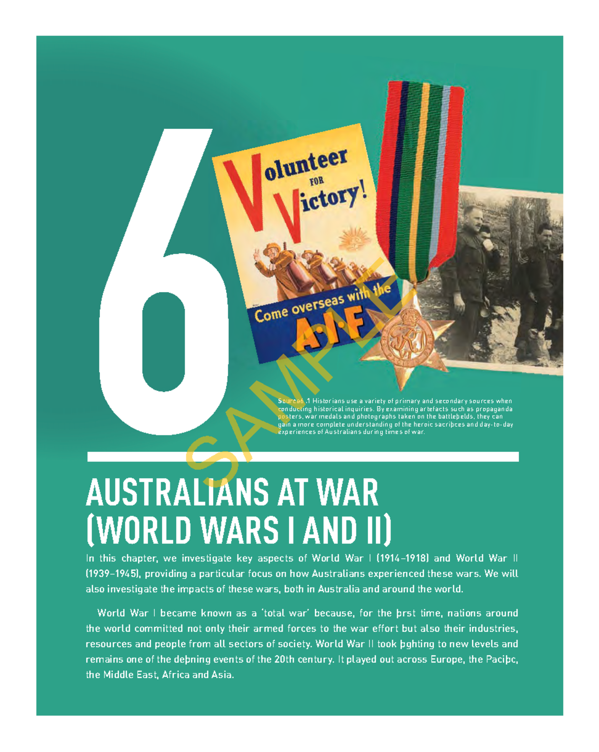 Oxford Insight History 9 ch6 Australians at war - AUSTRALIANS AT WAR ...
