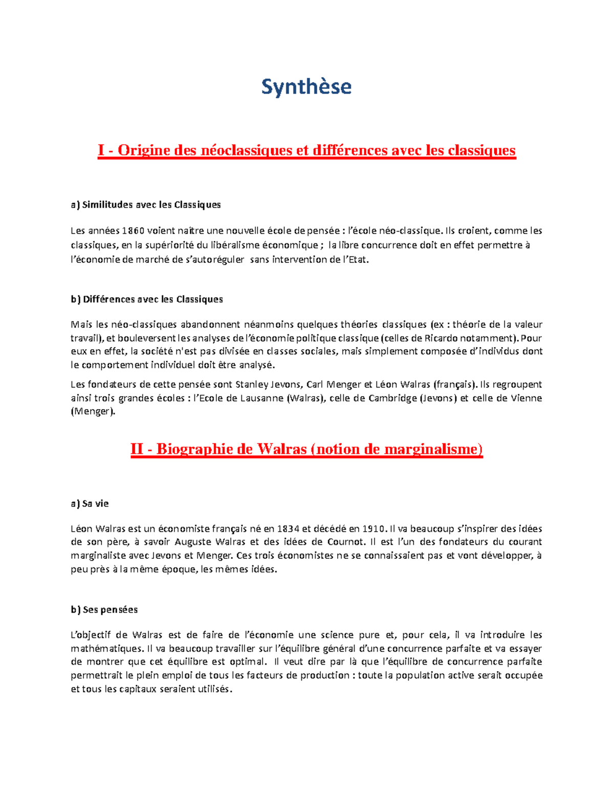 Walras - Warning: TT: undefined function: 32 Warning: TT: undefined function: 32 Synthèse I ...