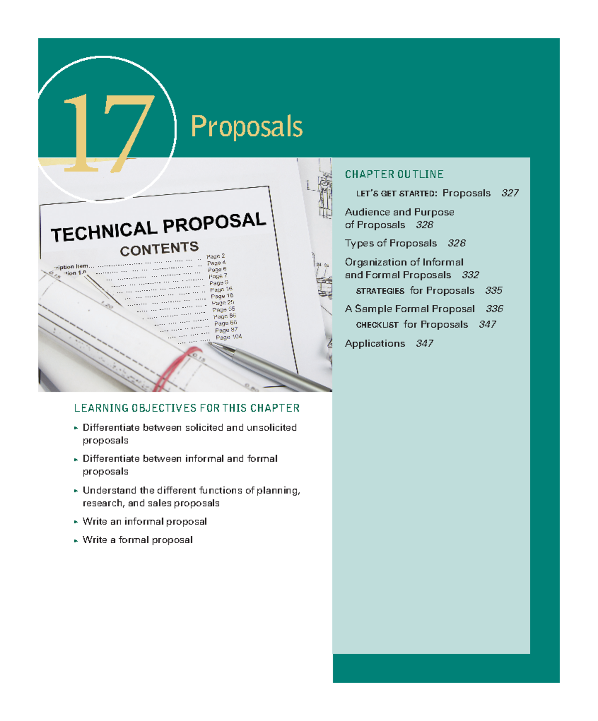 Proposal Samples - pou - Chapter Outline let’s get started: Proposals ...