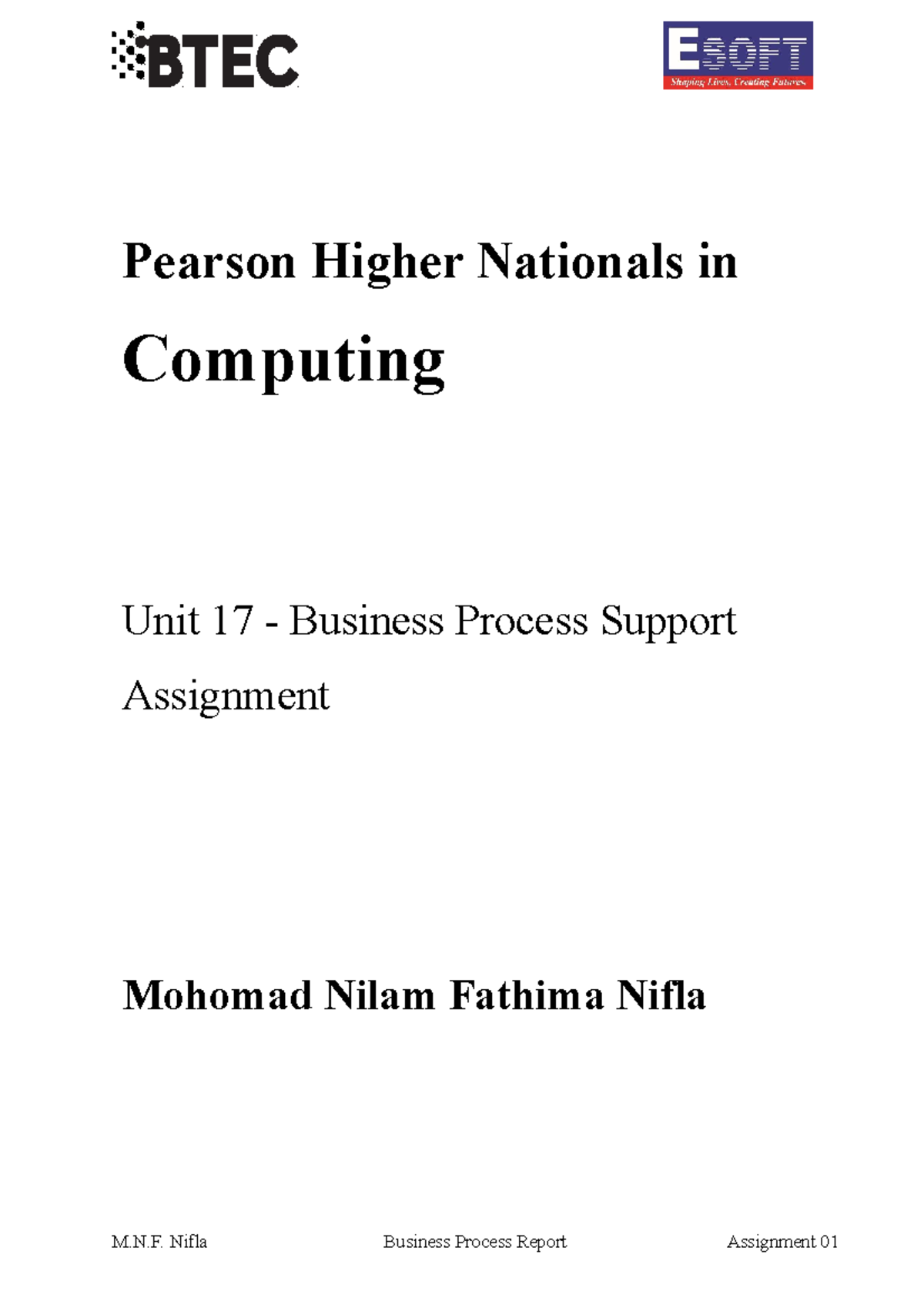 4540-1688749640236-unit 17 -Business Process Support 2022 - Pearson ...