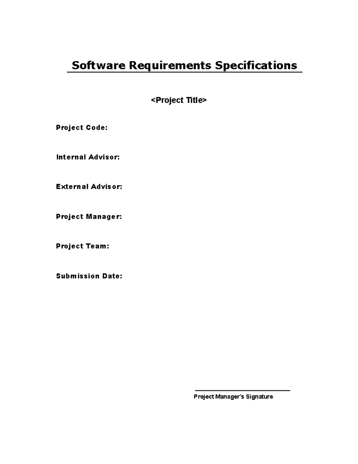 SRS + FS (Combined) - Fyp Final year Project - Software Requirements ...